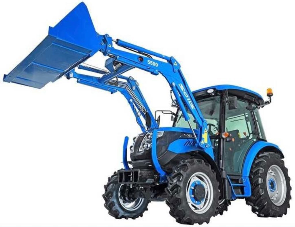 Tractor Solis 60 Cp Cu Cabina AC Si Incarcator Frontal Stage V – Ardita